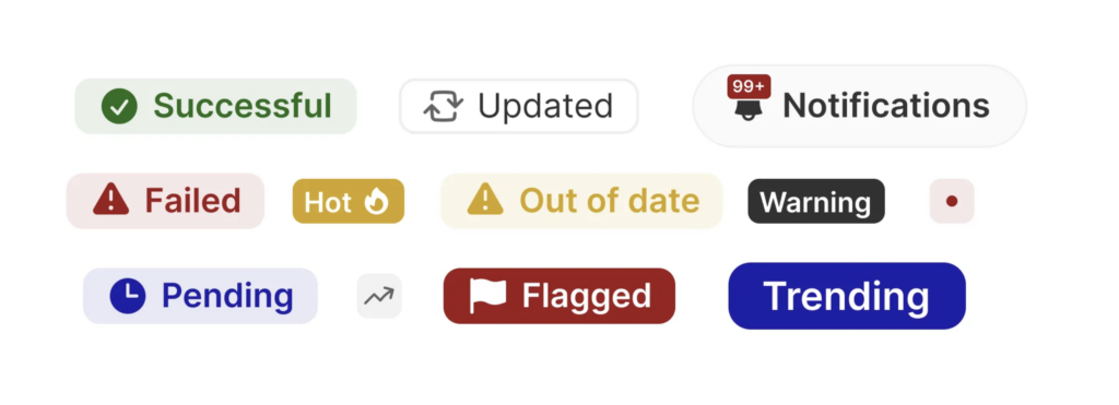 How to use badges, ribbons and notifications in user interface designs ...